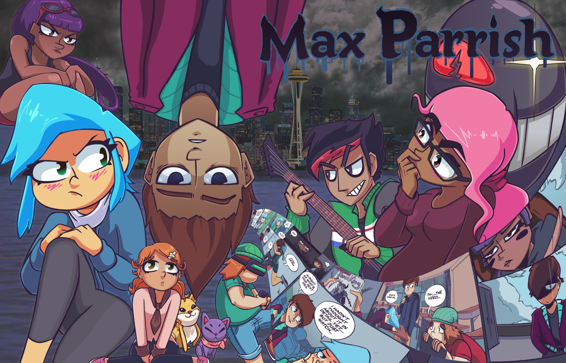 ArtStation - Max Parrish Webcomic Poster