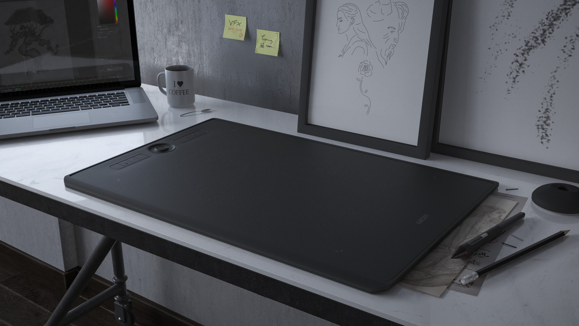 ArtStation - The tools of an artist - Wacom Pro Pen