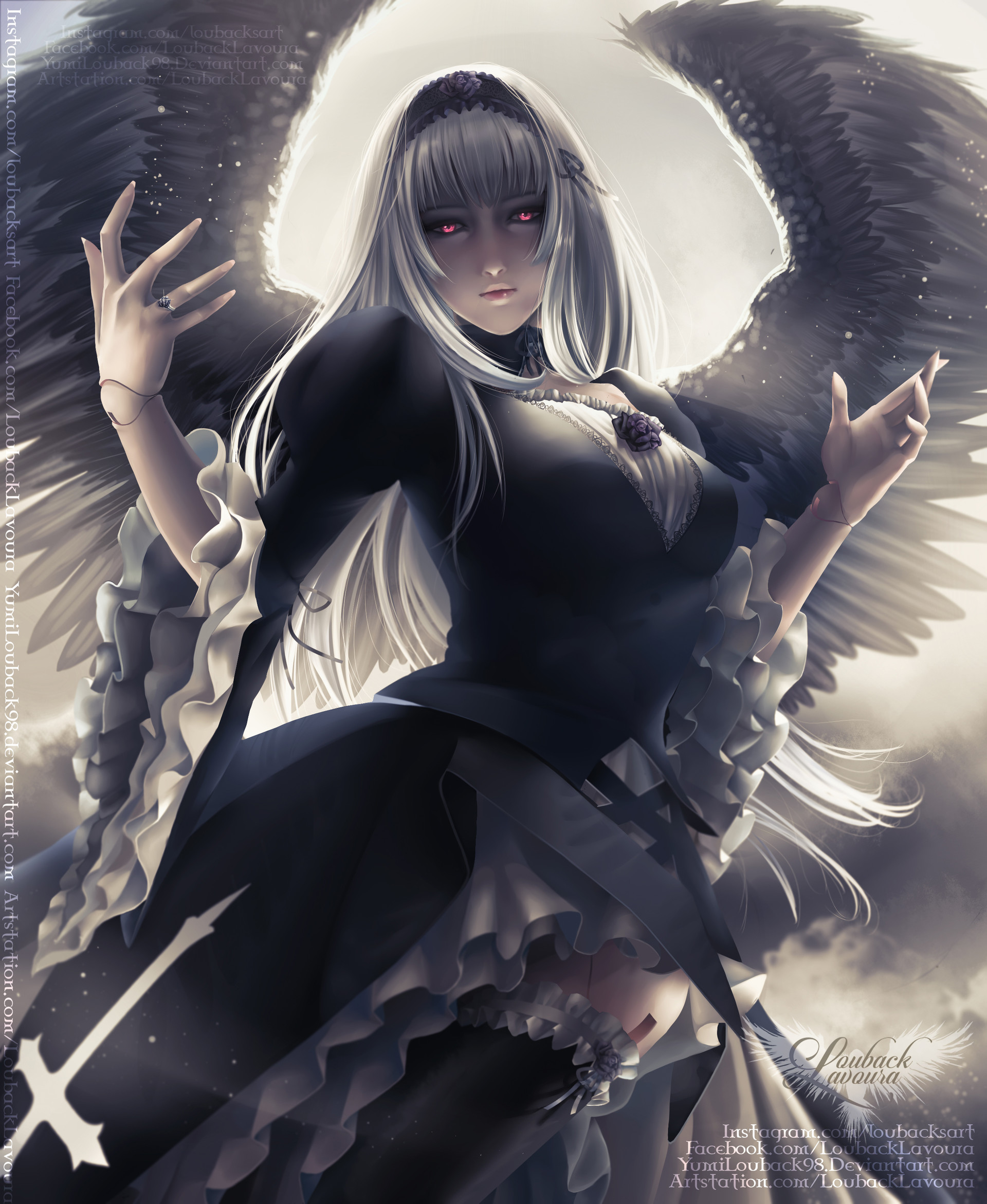 ArtStation - Suigintou / Rozen Maiden