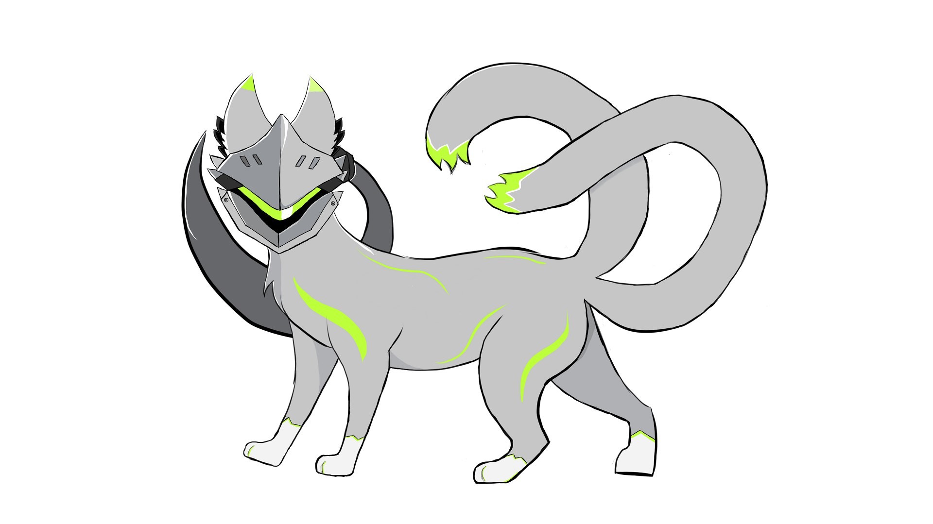 how to draw genji cat
