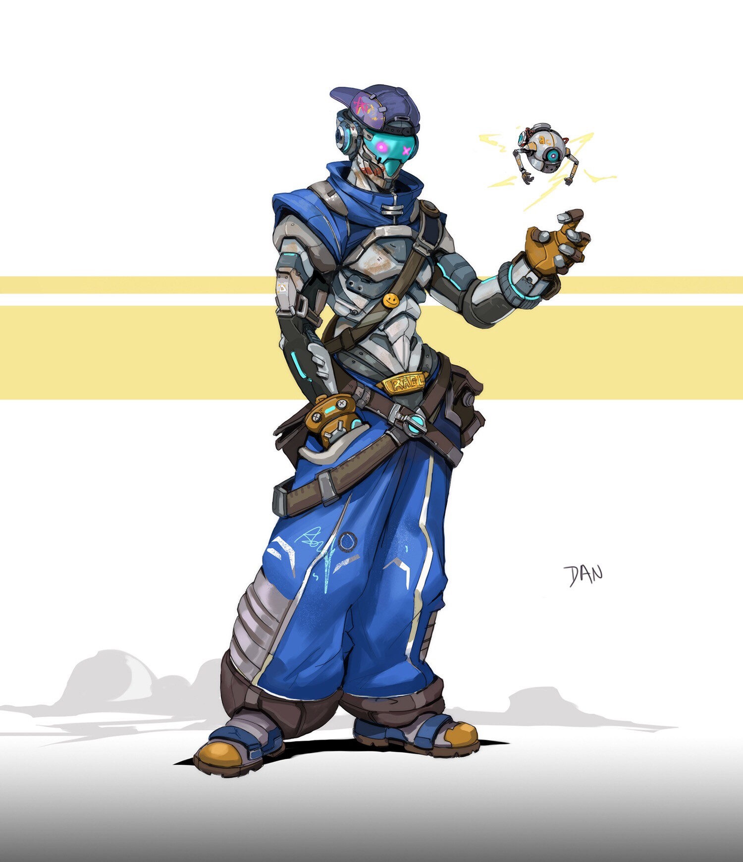 ArtStation - sketch again (street style robot)