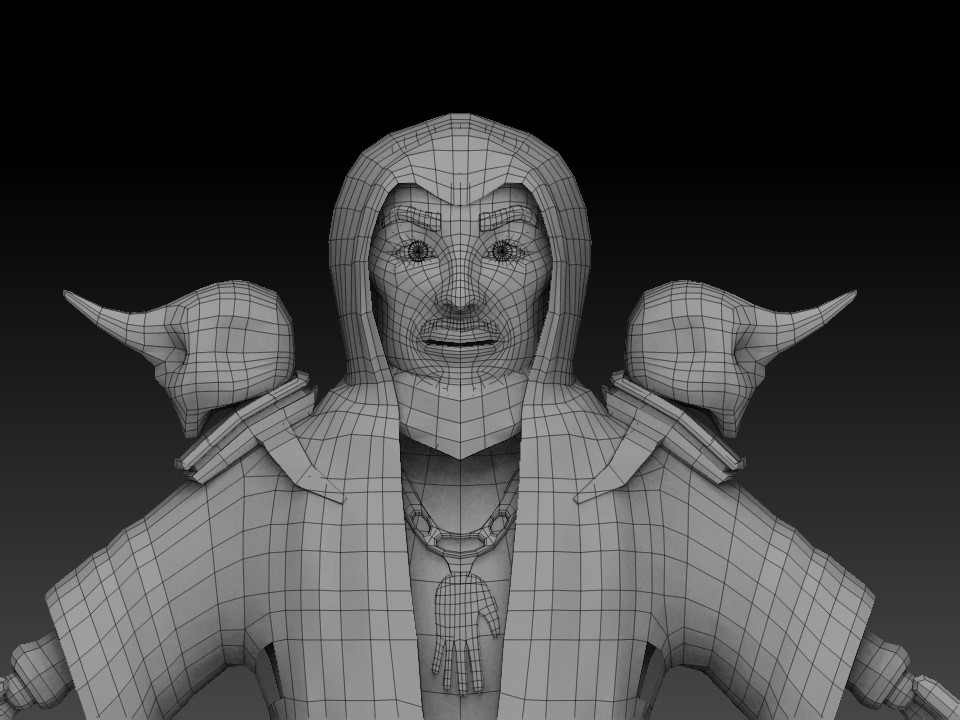 Abstruse Core - Undead Half-Orc Necromancer