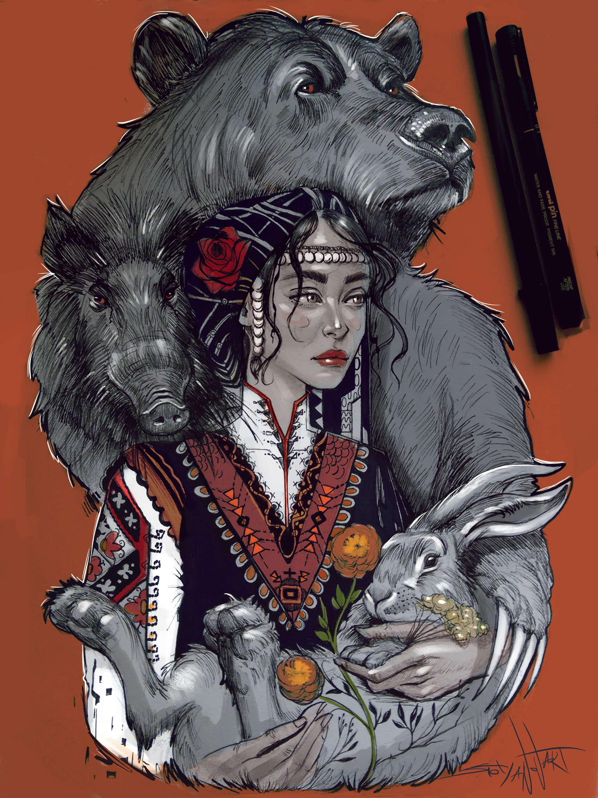 ArtStation - Sunday drawing