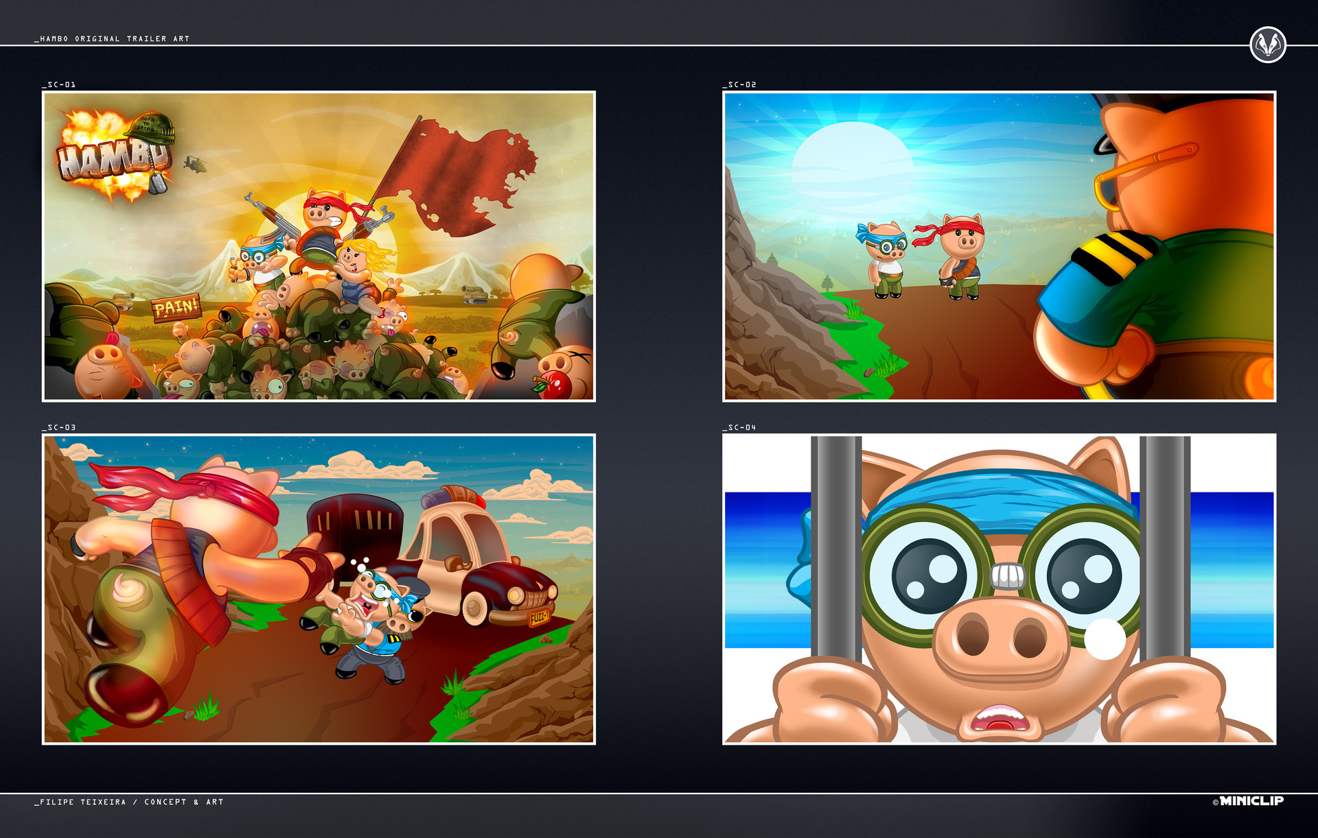 ArtStation - Hambo Promo & Game art