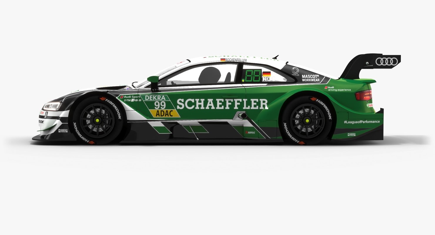 OpticalDreamSoft - Audi RS5 DTM #99 Mike Rockenfeller Season 2018 3D model