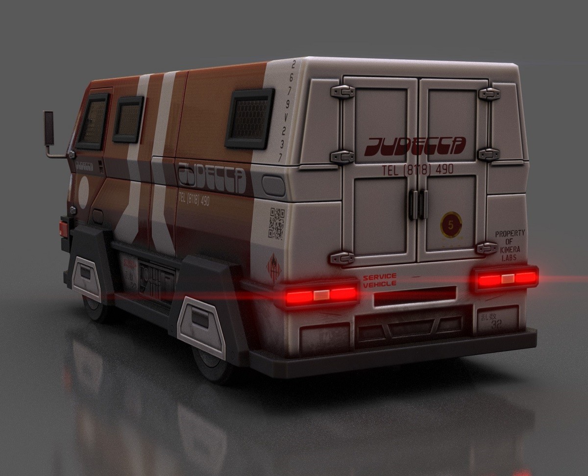 Renafox3D - Heavy Cyberpunk Van