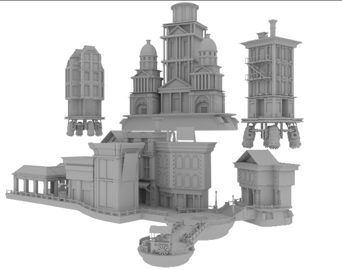 ArtStation - Bioshock Infinite City