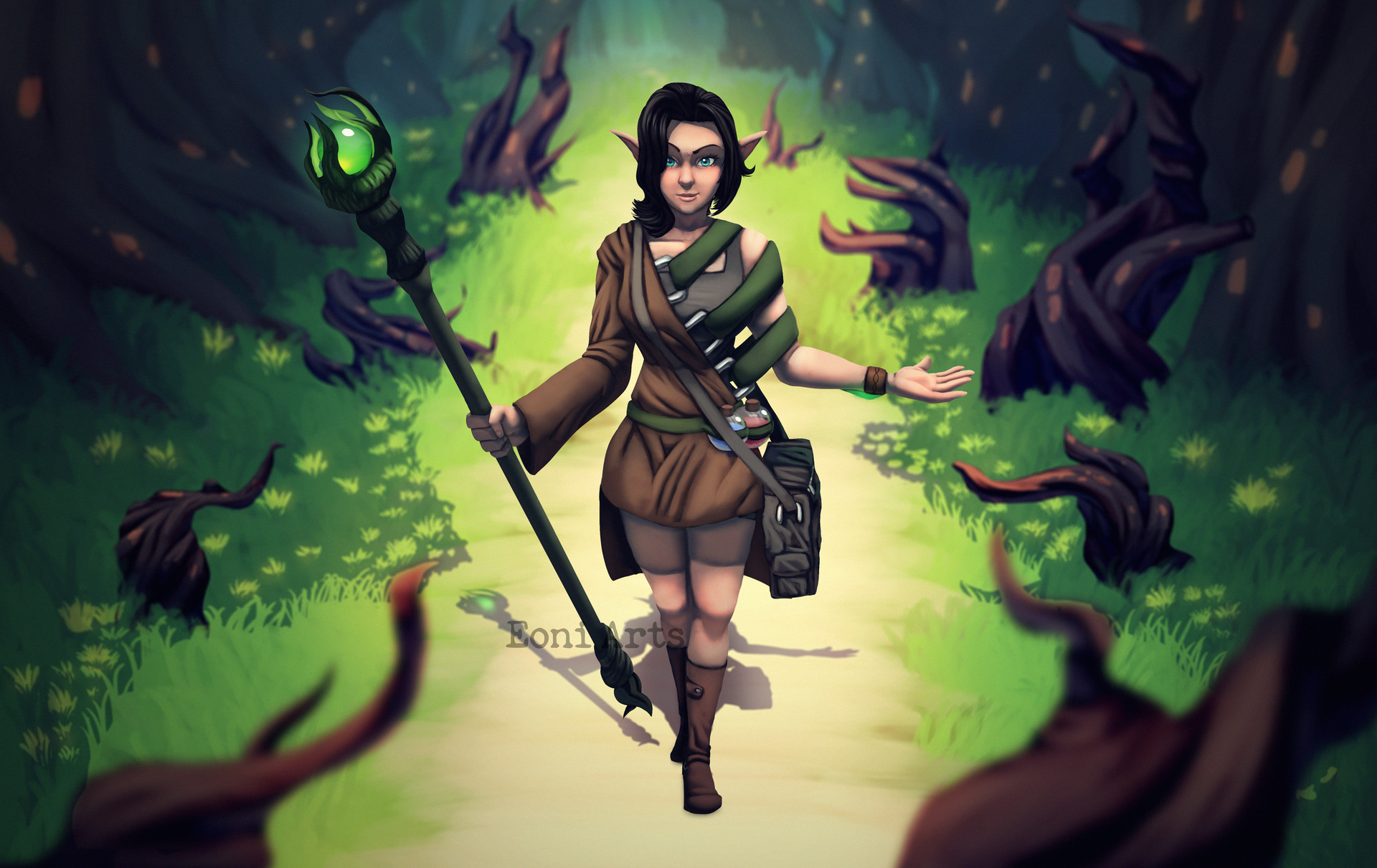 ArtStation - Koreny, The Forest Elven