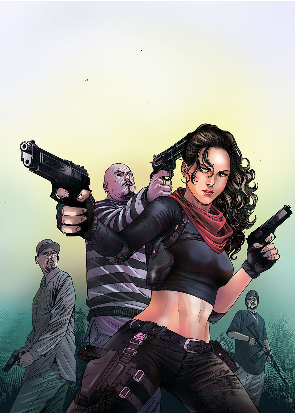 ArtStation - Cover by Wilton Santos for Two Graves by Jim Tanner