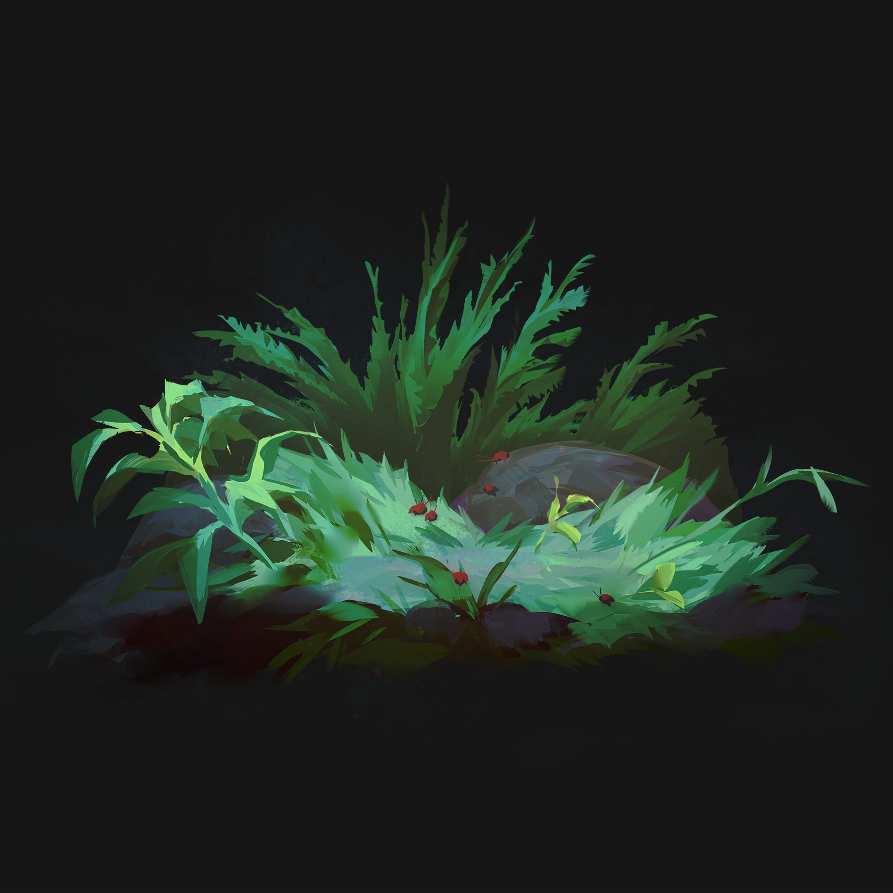 iris muddy - verdant ~ foliage sketches