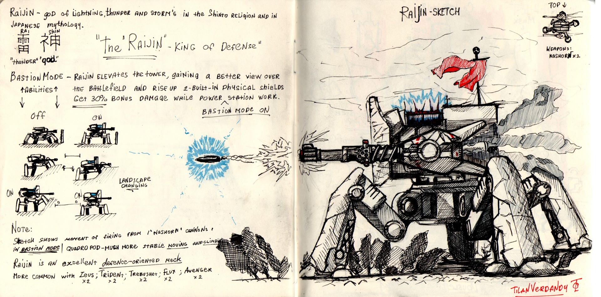 how to draw war robots raijin