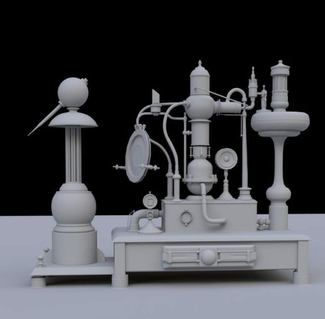 ArtStation - Steampunk machine