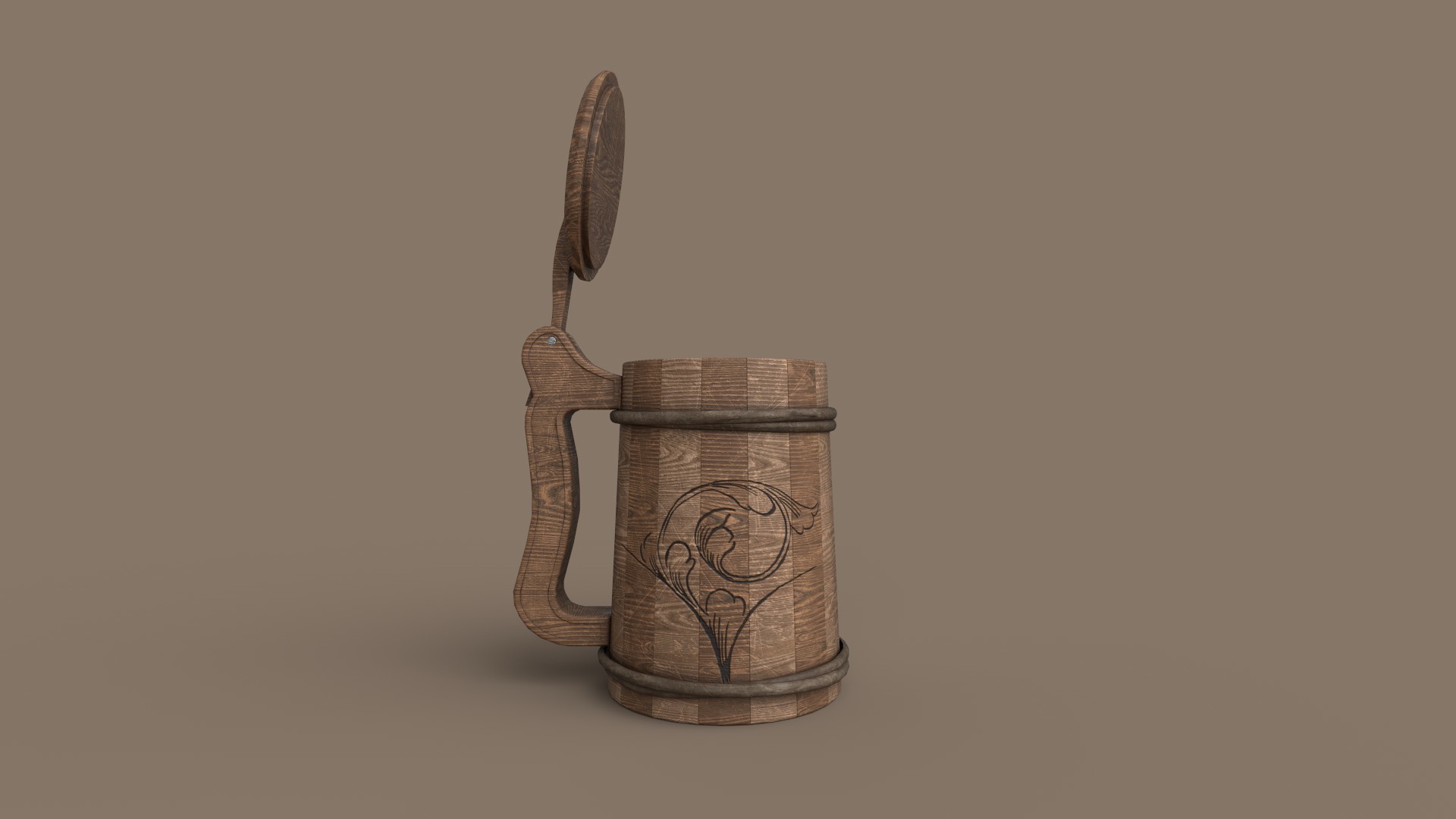 ArtStation - Wooden Tankard
