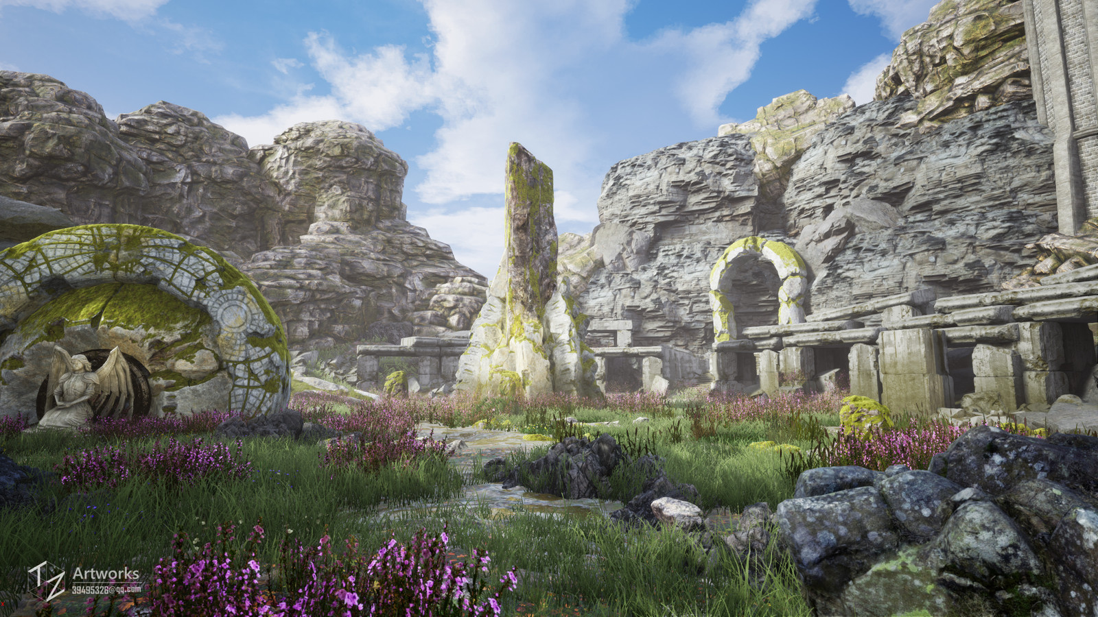 Zhuo Ta - [UE4] Field scene design exercises