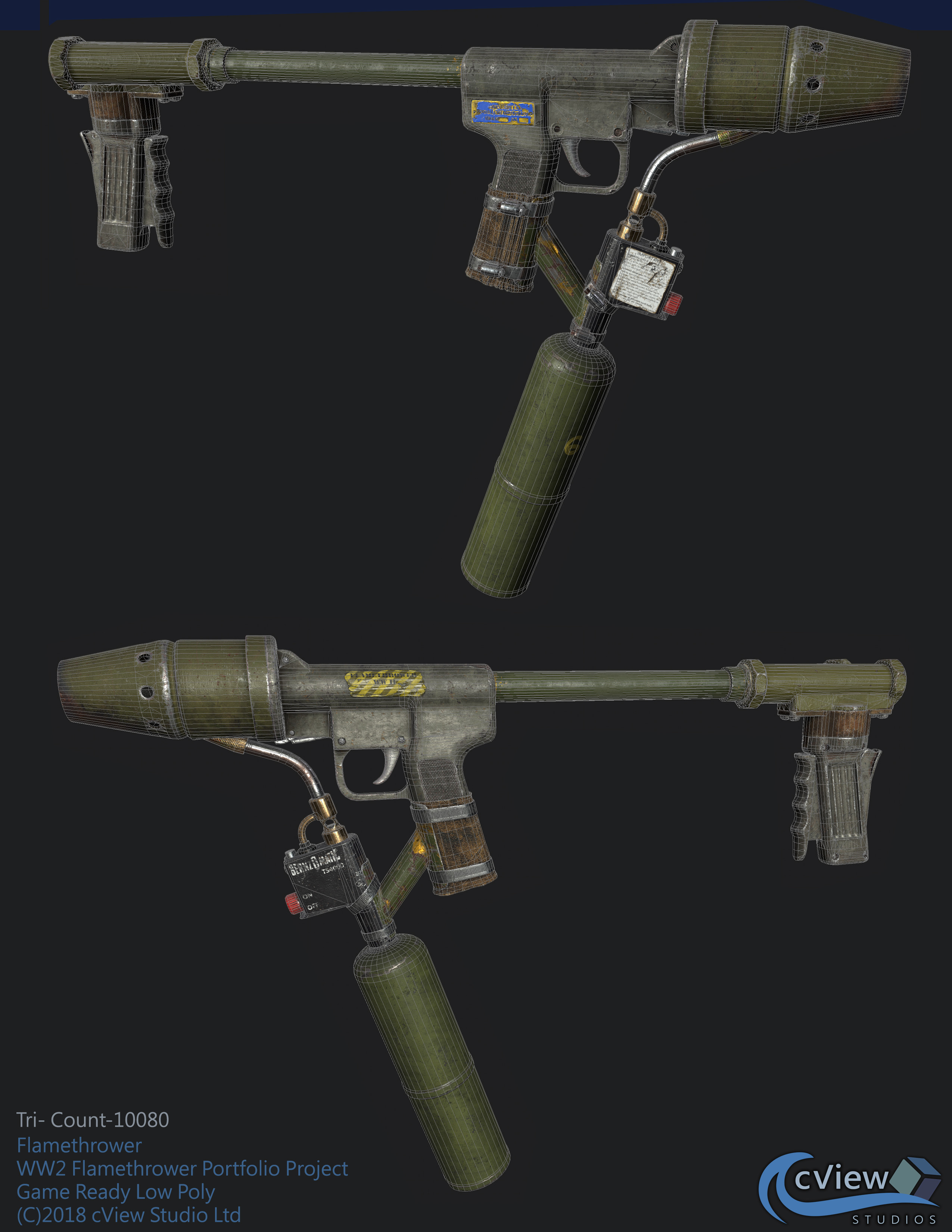 Shashank sharma - WWII M2-2 Flamethrower