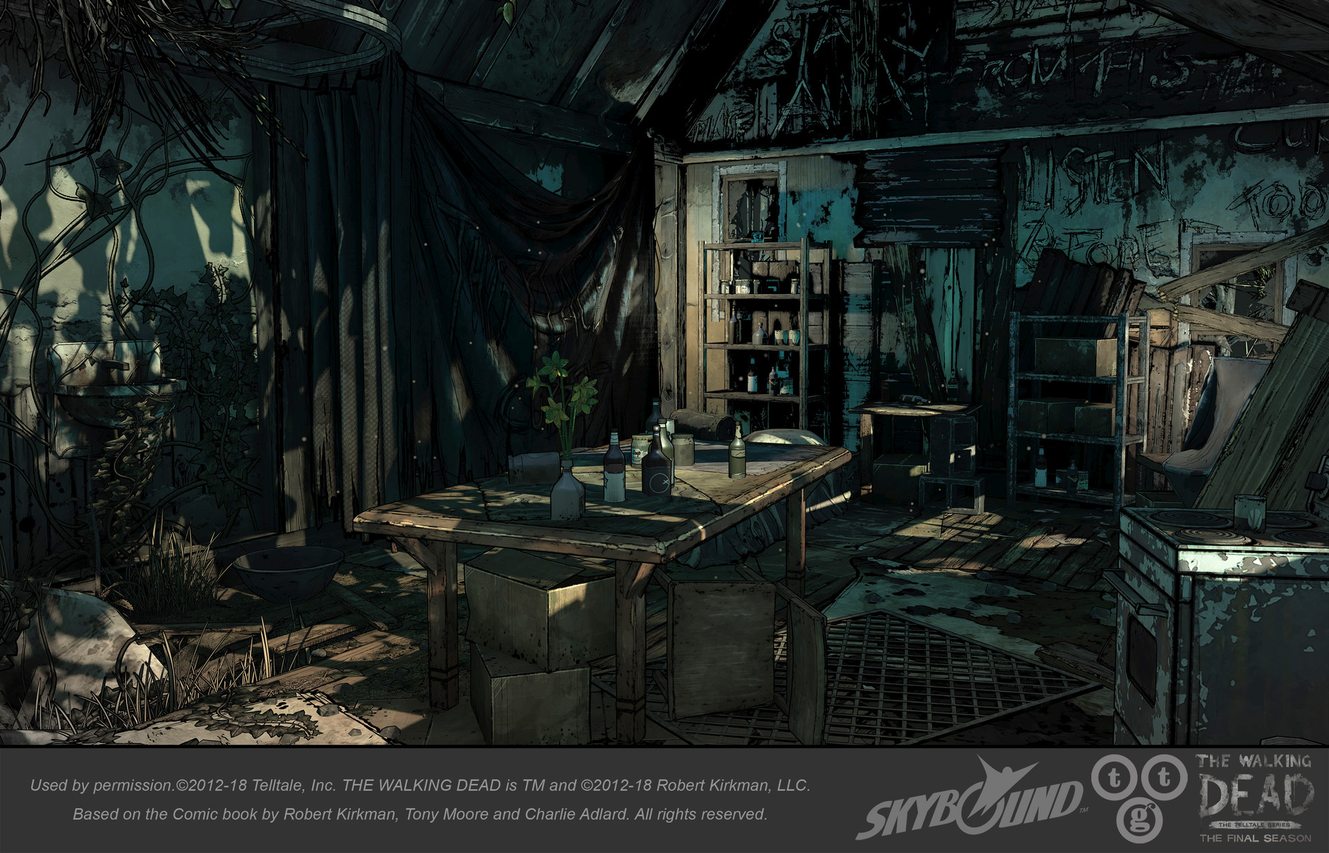 Jan Wyss 3D Artist - The Walking Dead - The Final Season: Forest Shack ...