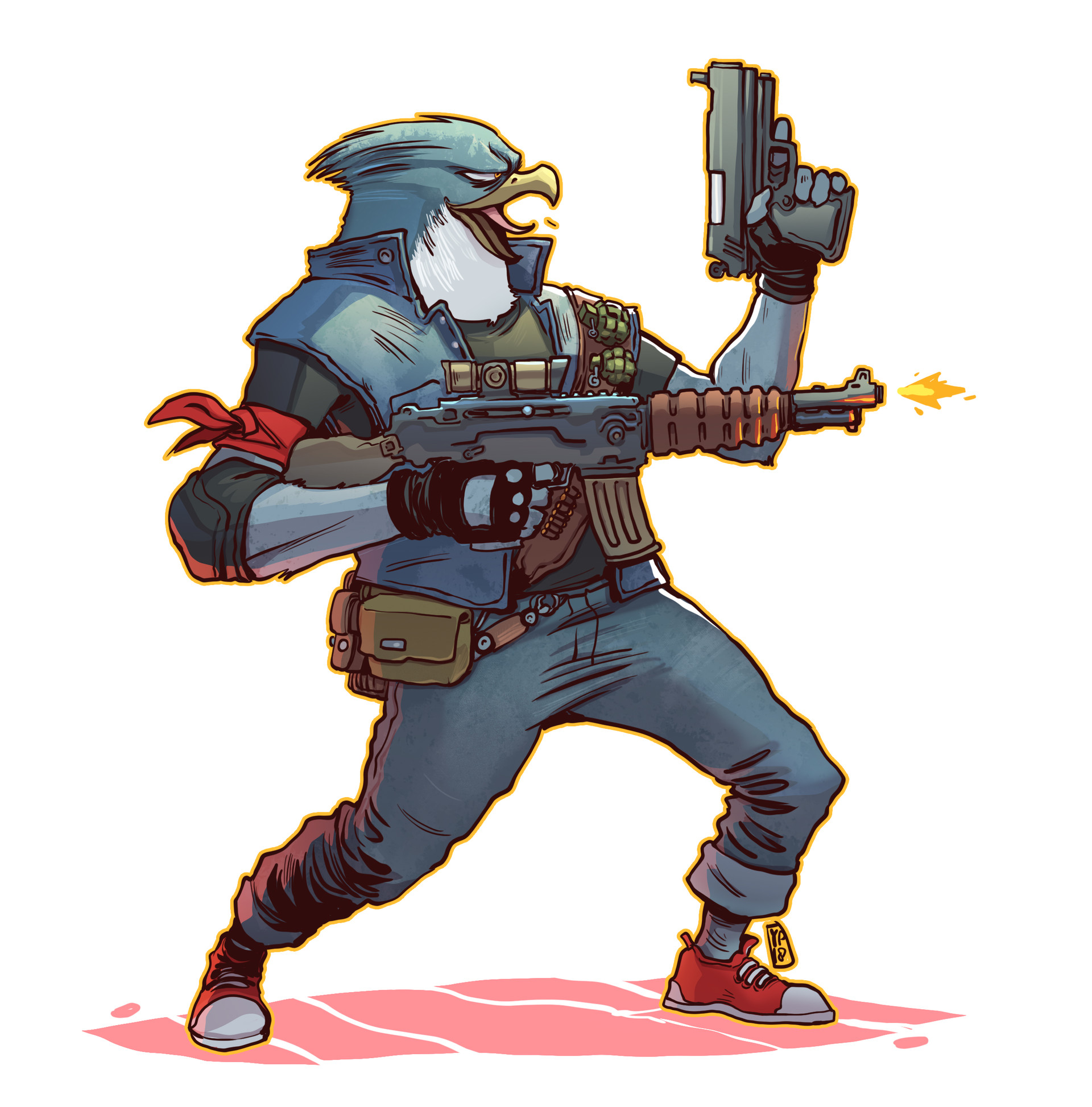 ArtStation - Barret The Falcon