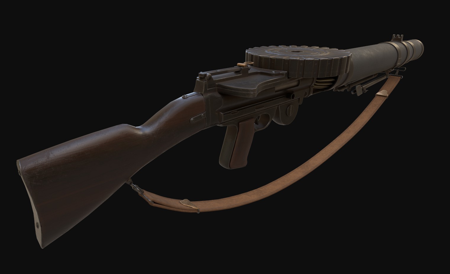 ArtStation - Lewis gun
