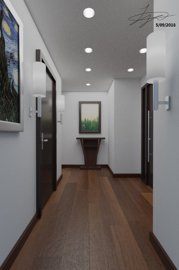 ArtStation - Interior Hallway