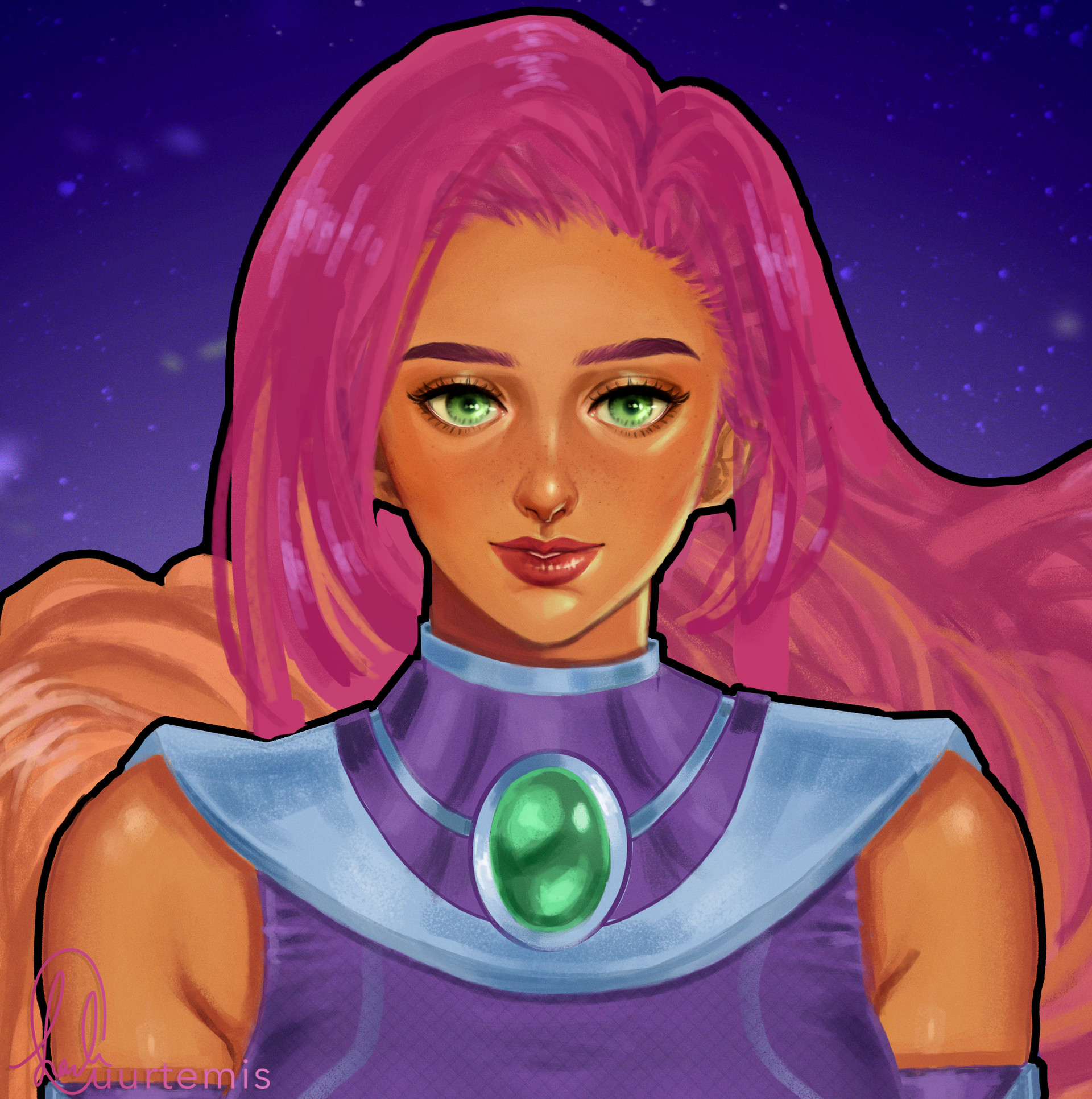starfire cute face