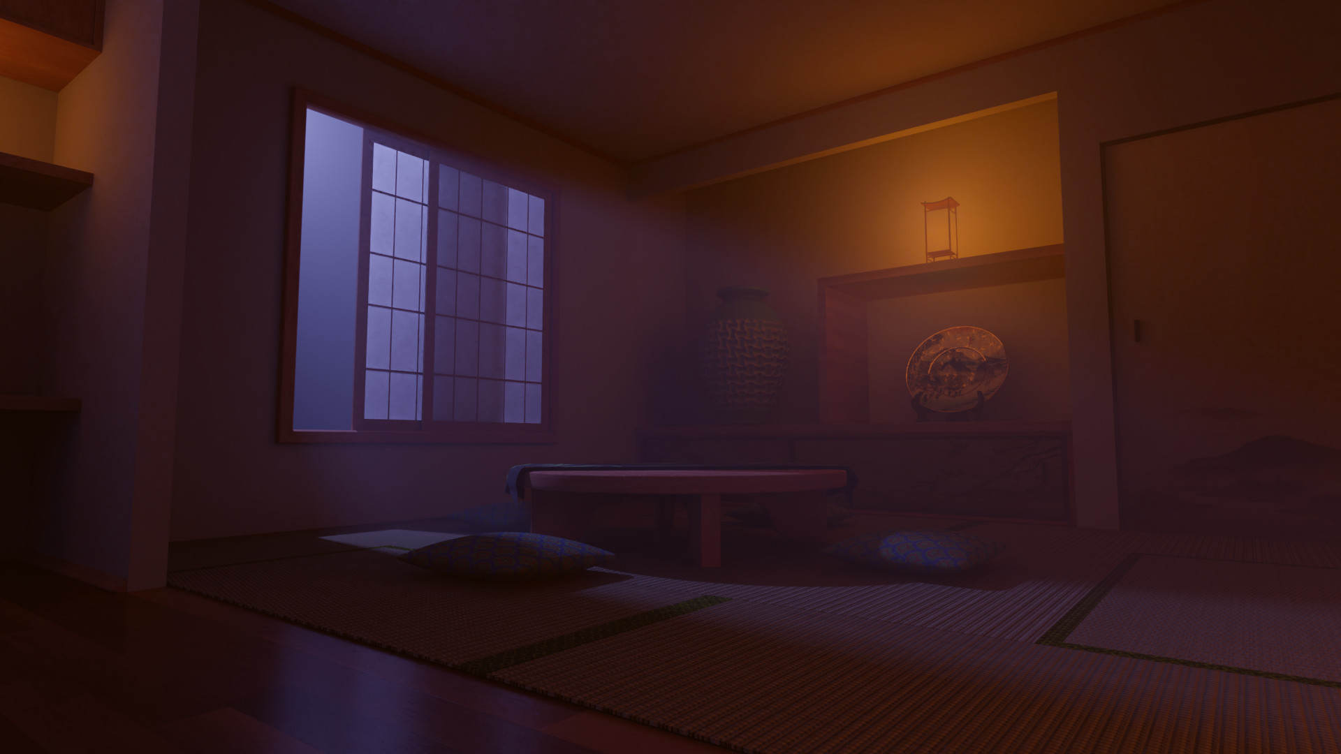 ArtStation - Japanese-style Room (Washitsu (和室))
