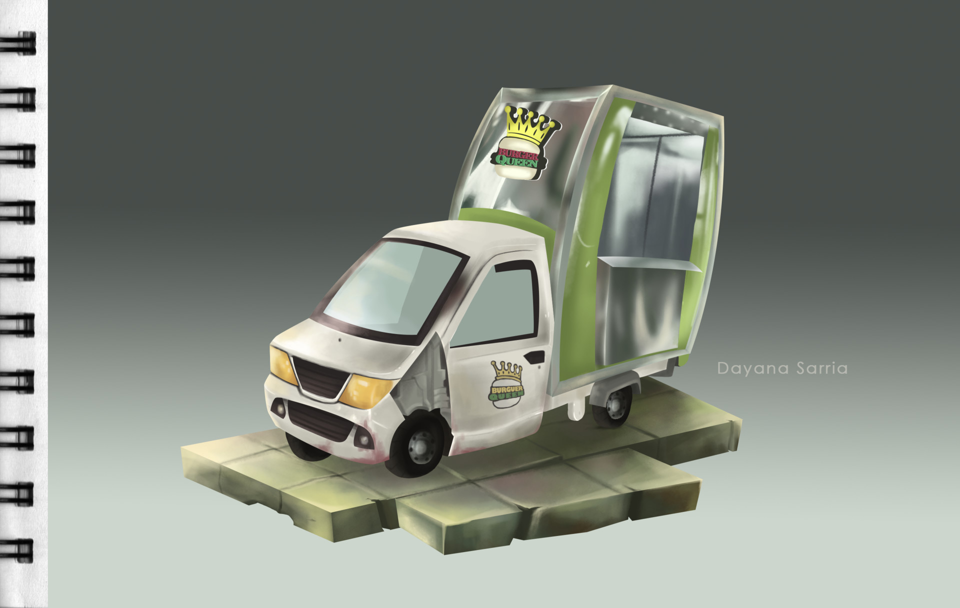 ArtStation - Burger Queen