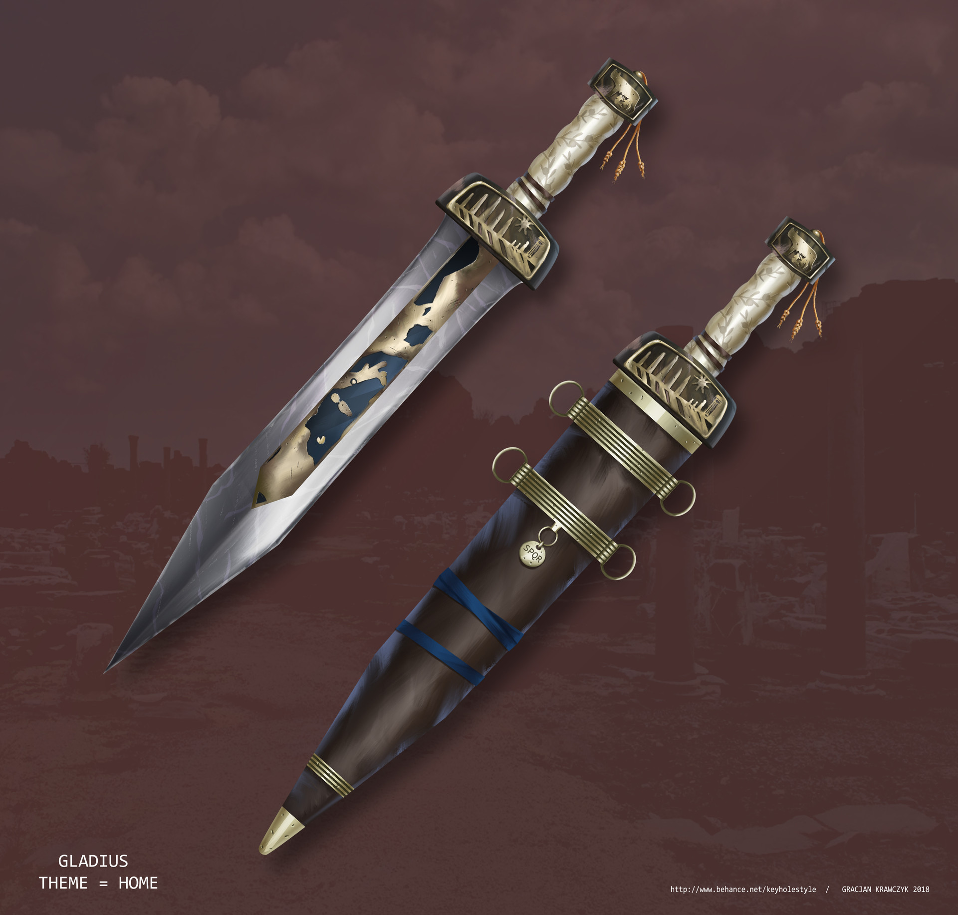 ArtStation - Gladius sword
