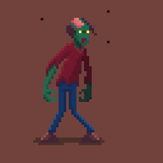 ArtStation - Zombie Pixel Art Animation