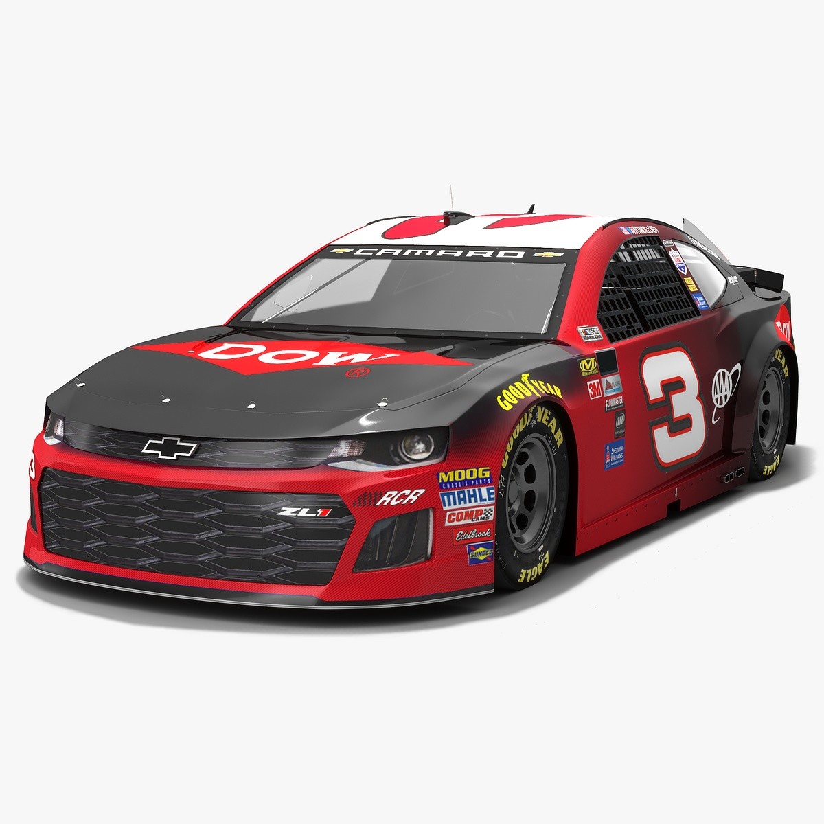ArtStation - Richard Childress Racing #3 Nascar season 2018 3D model