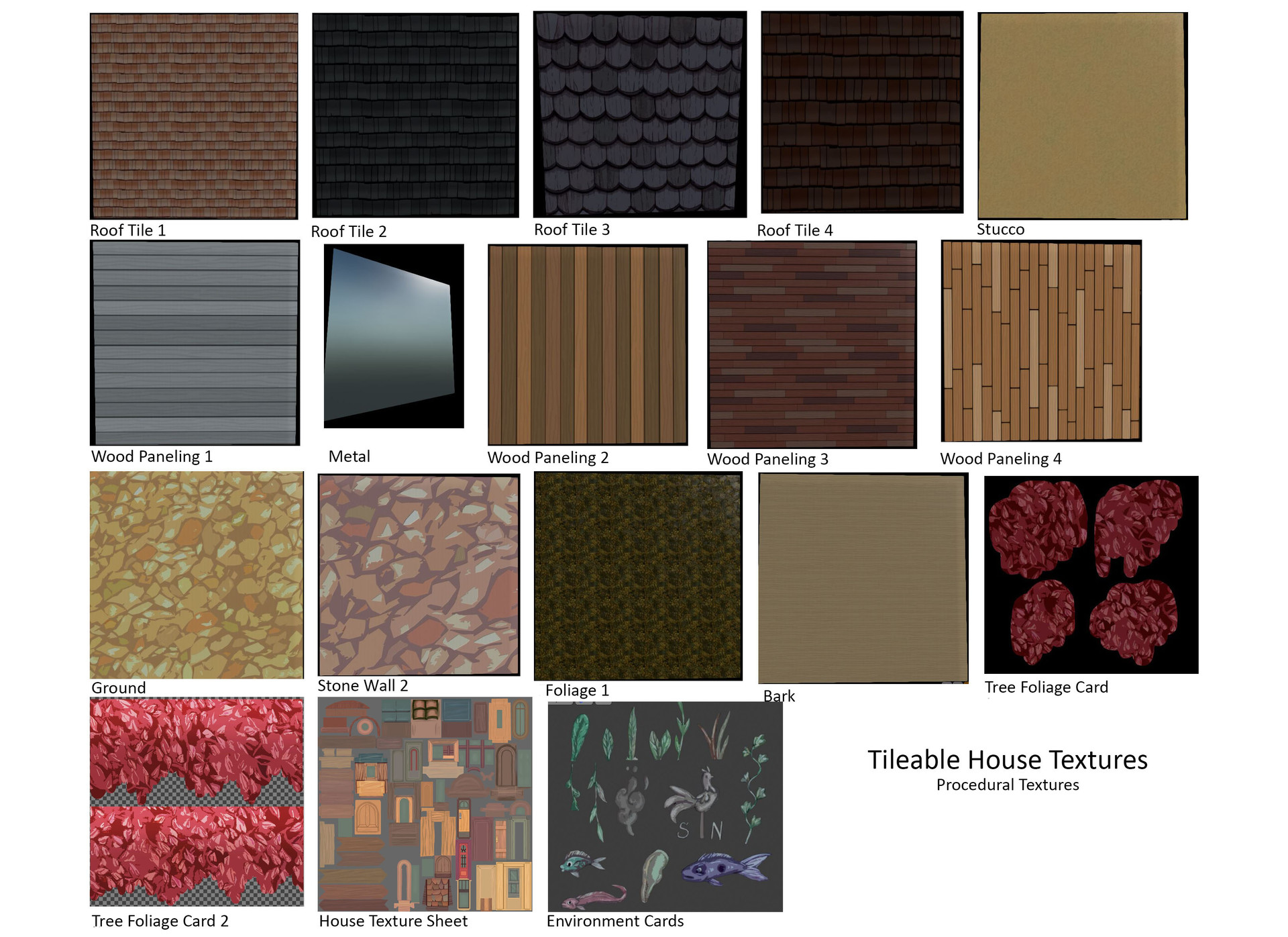 Amanda Stanley - Procedural House: Texure Materials