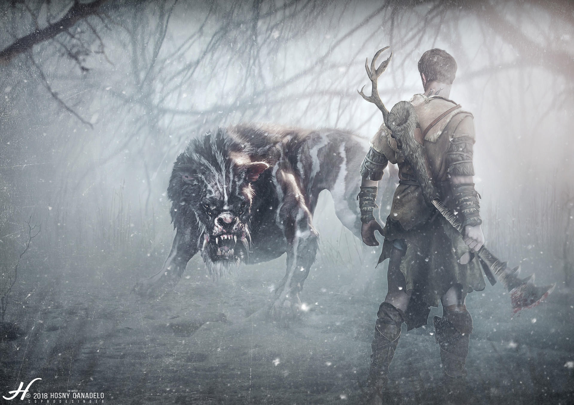 ArtStation - Monsters Supernatural beings Men Warriors