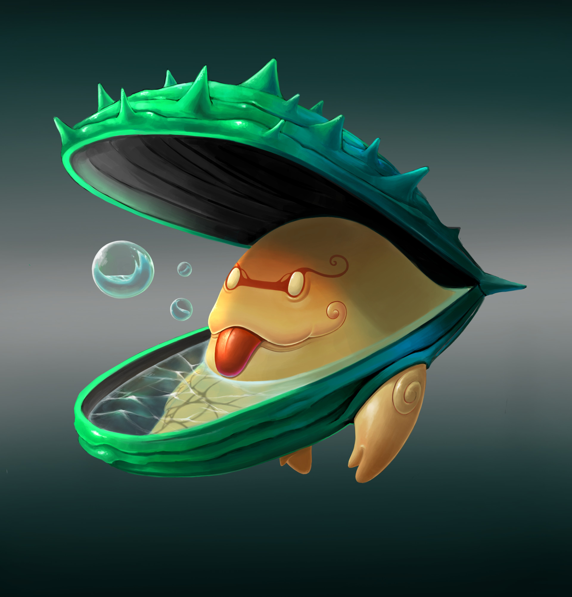 ArtStation - Shell monster