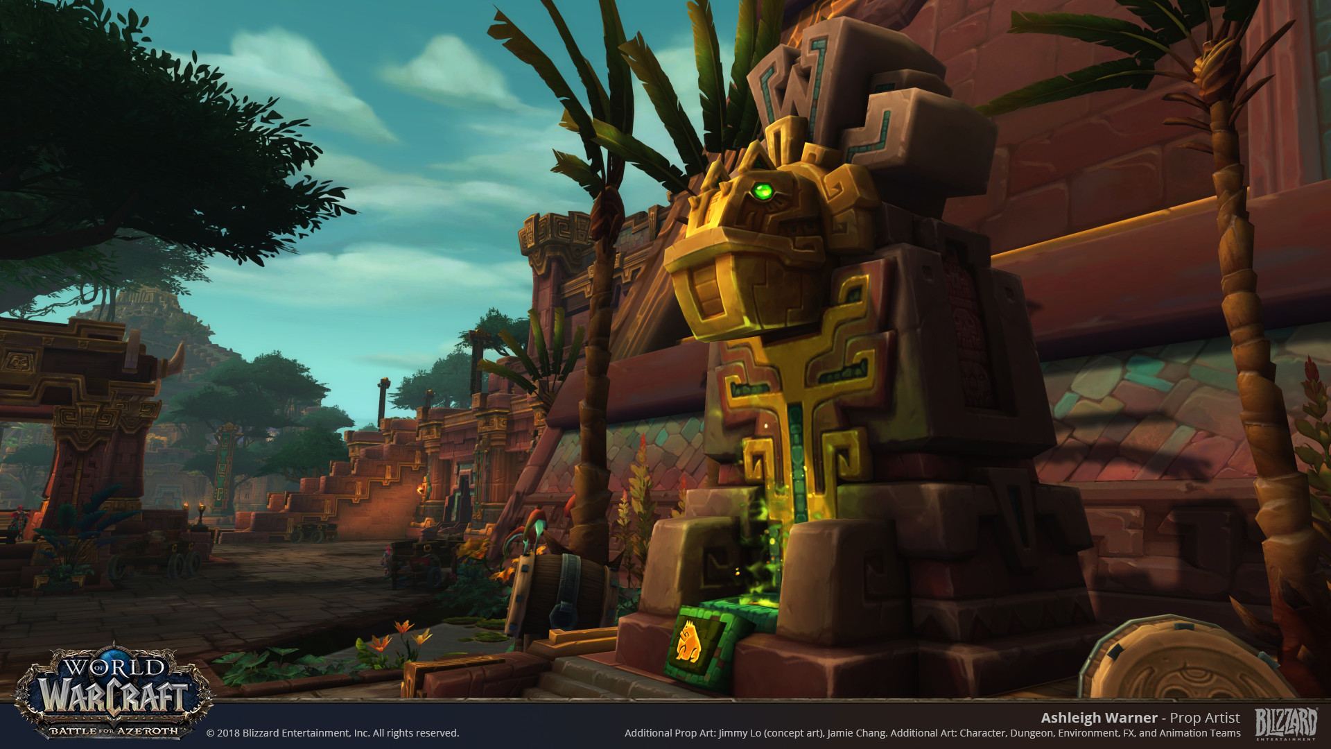 Ashleigh Warner - Zandalari Loa Statues - World of Warcraft: Battle for ...