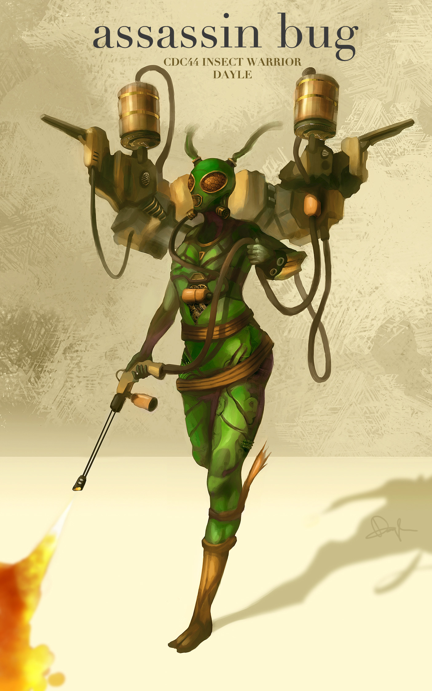 ArtStation - Character design challenge #44: Insect Warrior