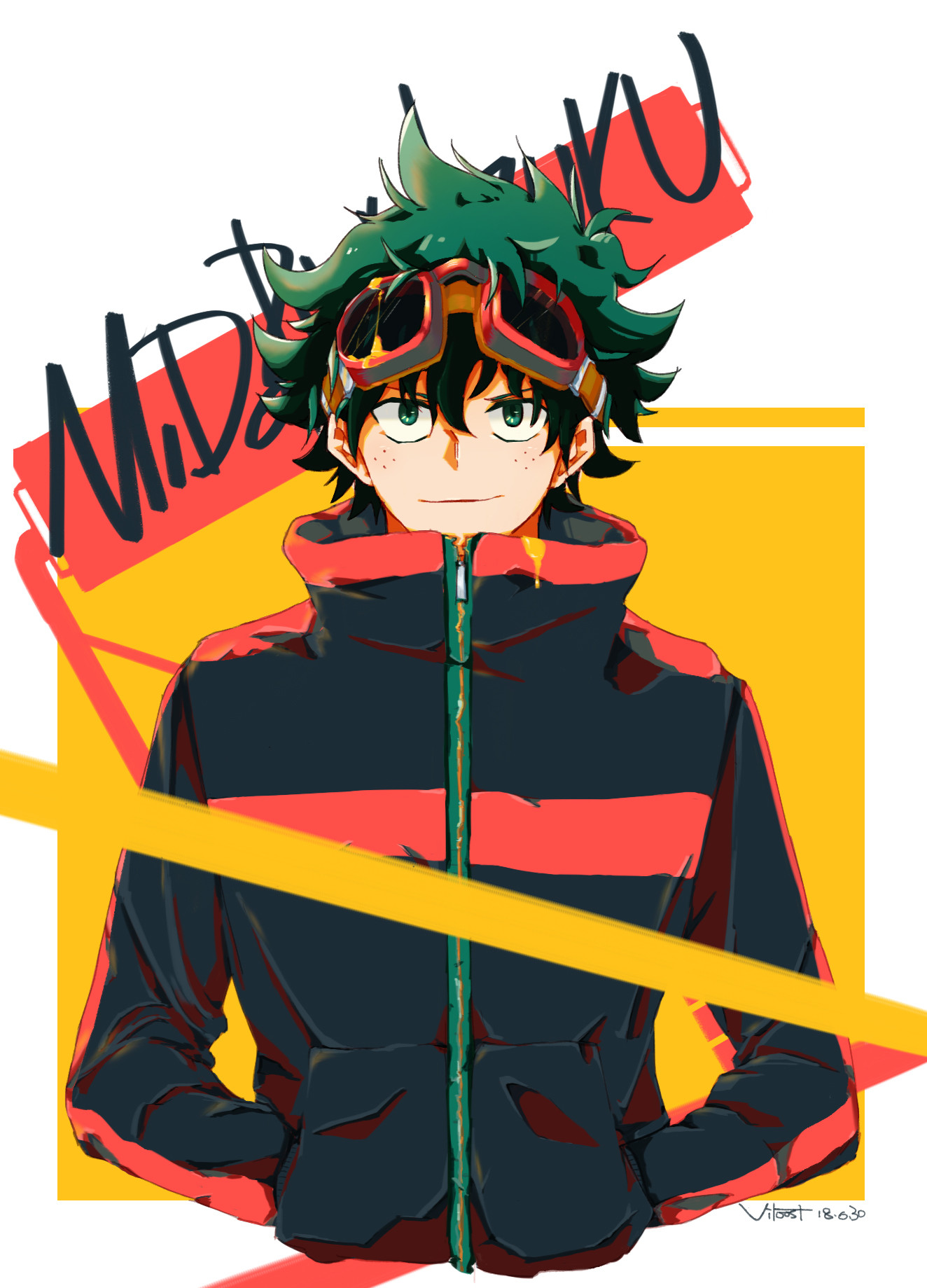 ArtStation - Splatoon Hero Midoriya