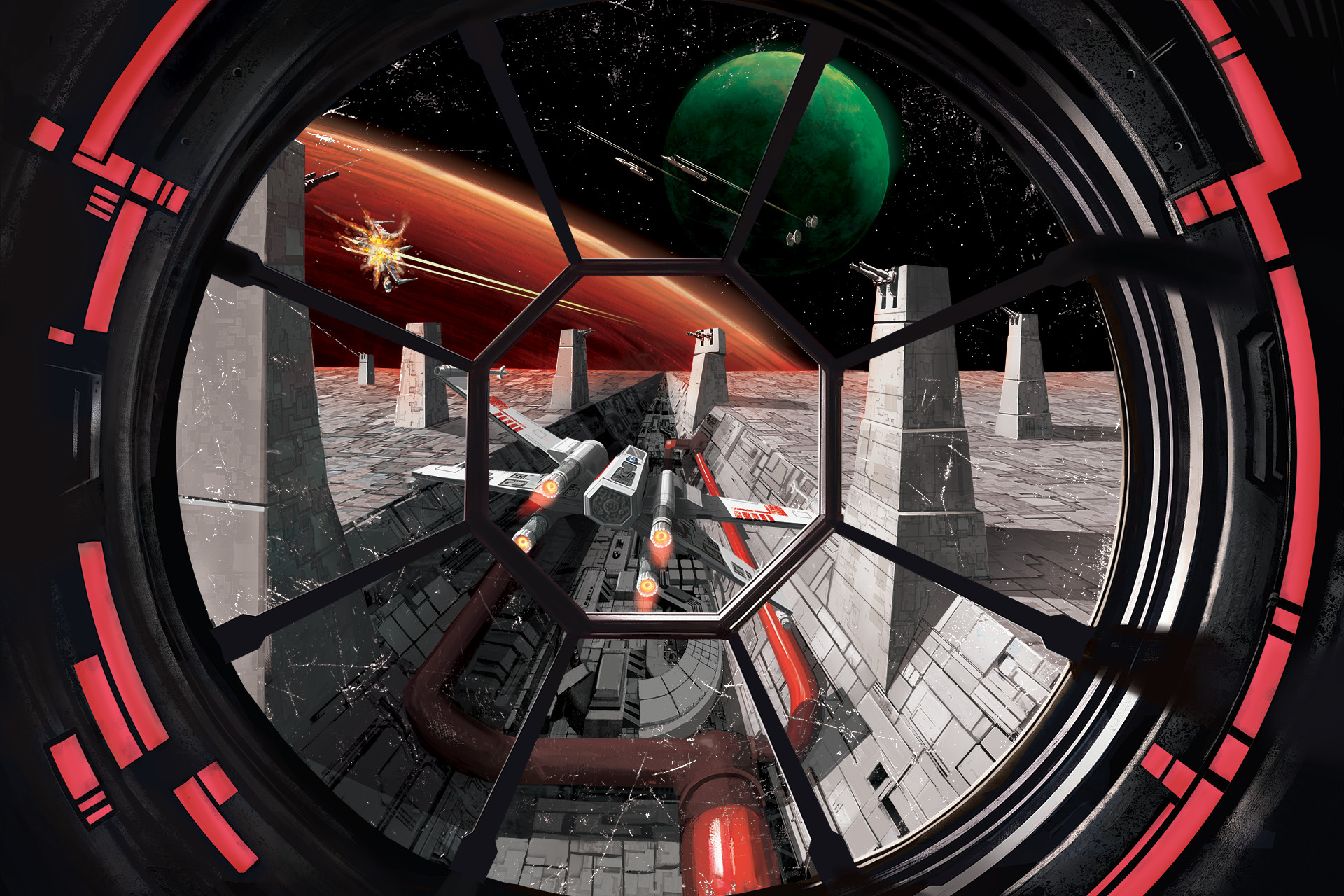 Trench Run by Ken Ha : r/ImaginaryJedi