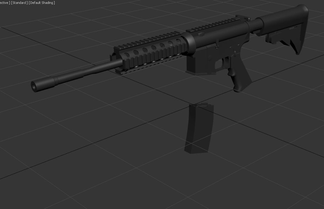 ArtStation - WIP M4 Carbine