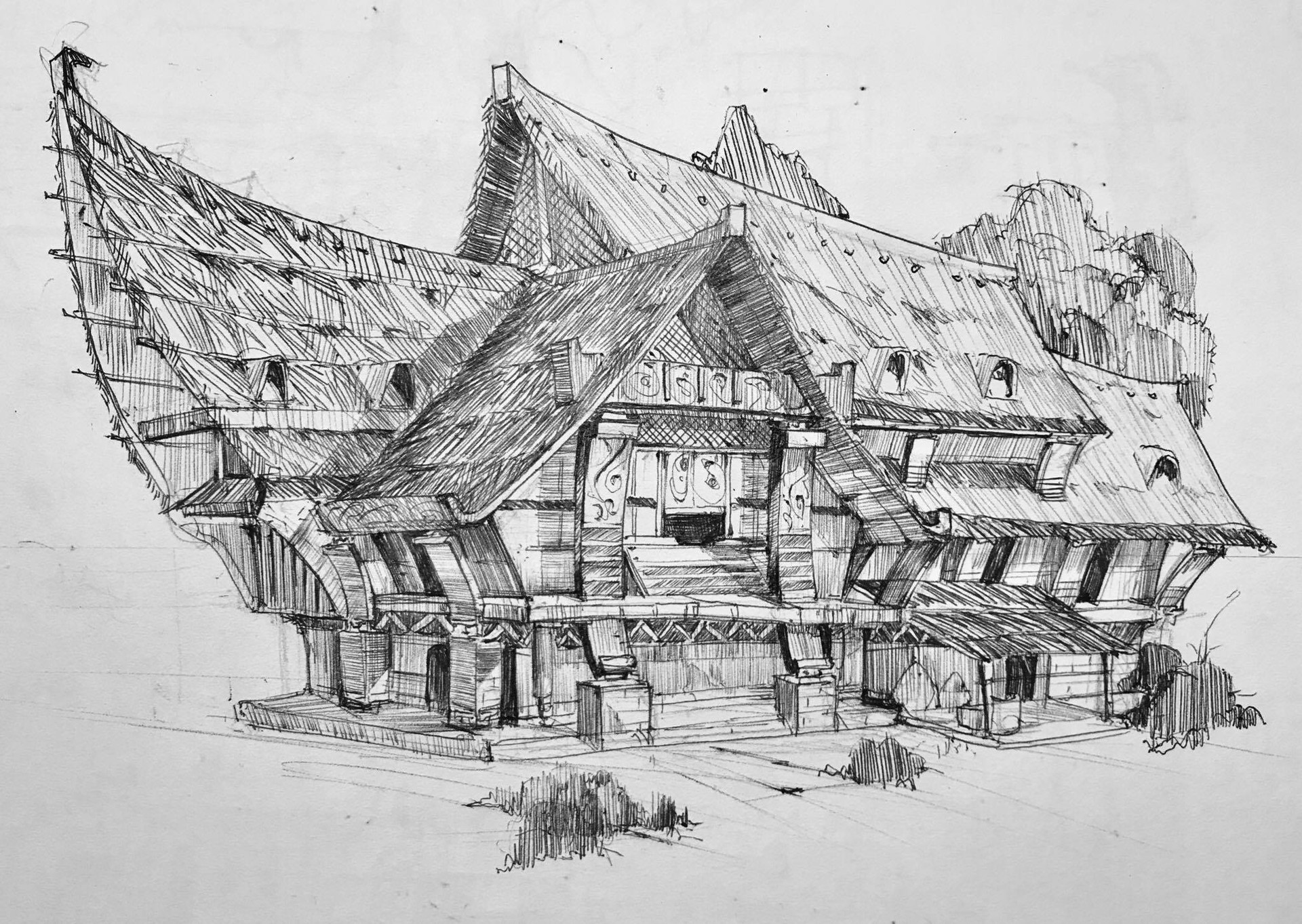 ArtStation - Village homes