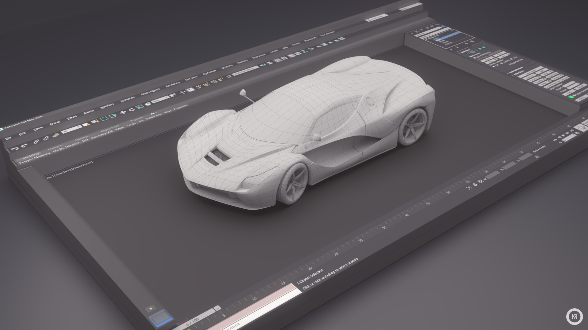 ArtStation - Laferrari basic modeling