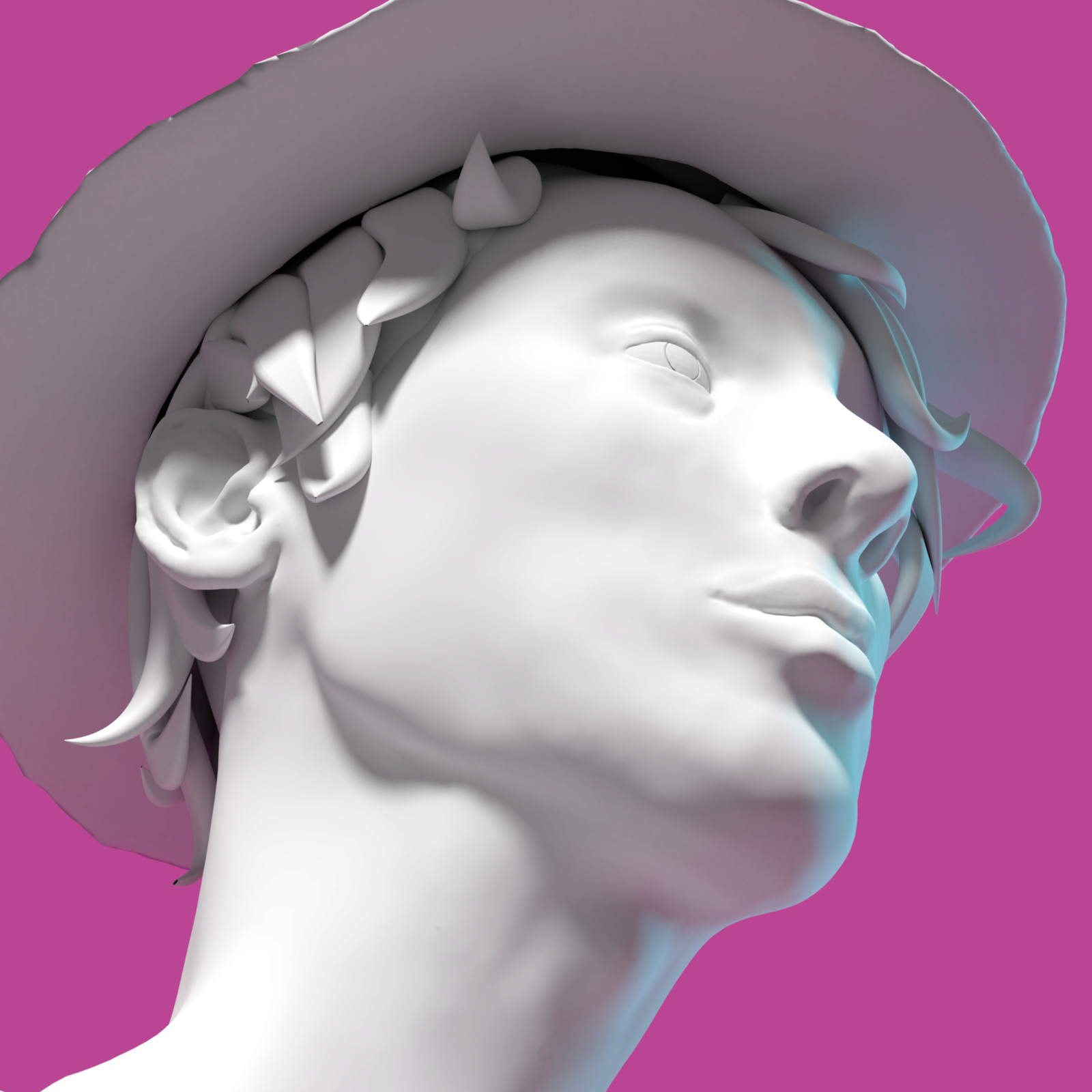 Kevin Rizo - Selfportrait - Blender Sculpting