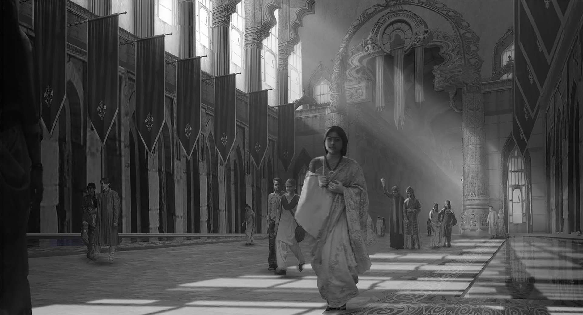 ArtStation - Indian Hogwarts Sorting Hall