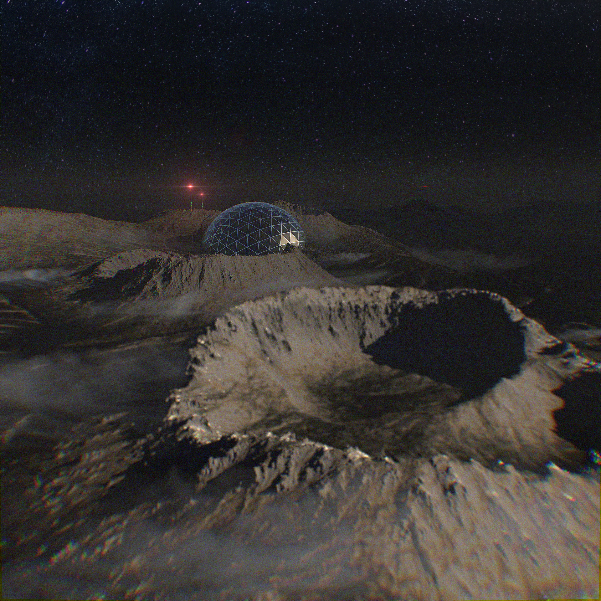 ArtStation - Moon Outpost Environment