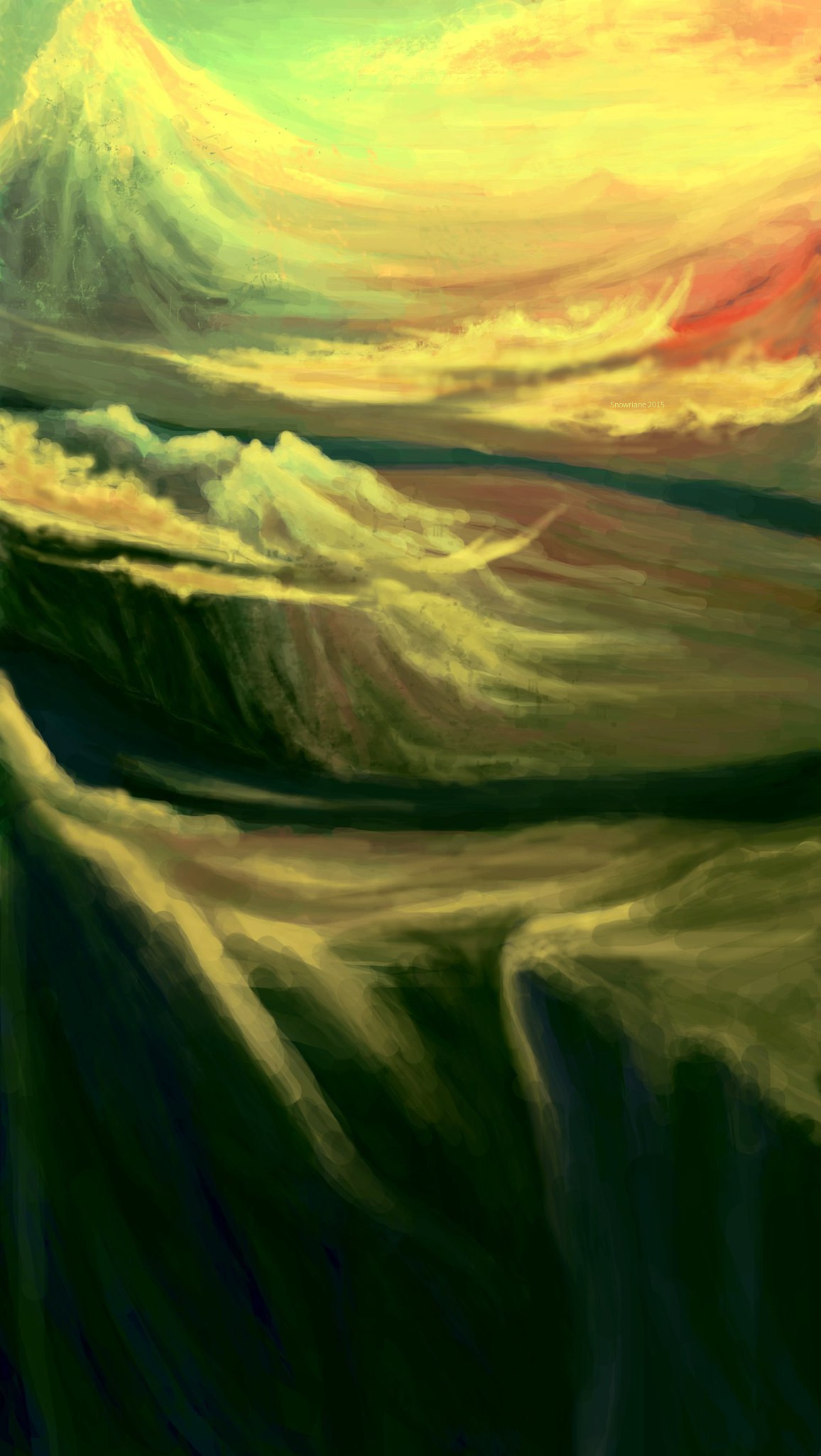 ArtStation - Abstract mountains