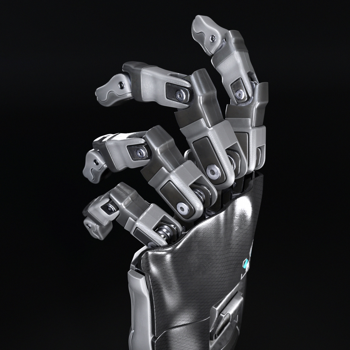 Gregory Trusov - Robotic hand high-poly