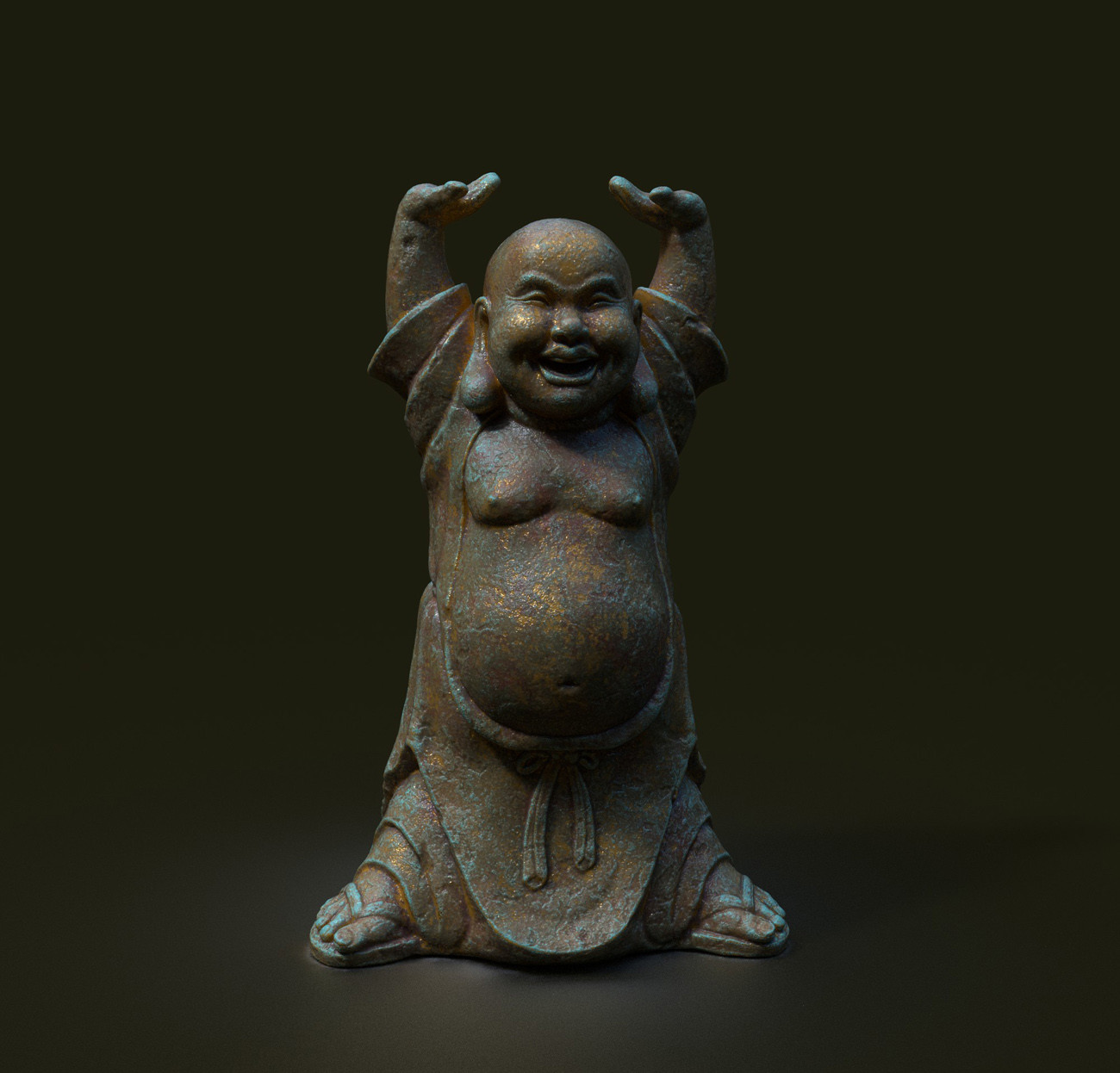 ArtStation - Smiley Buddha