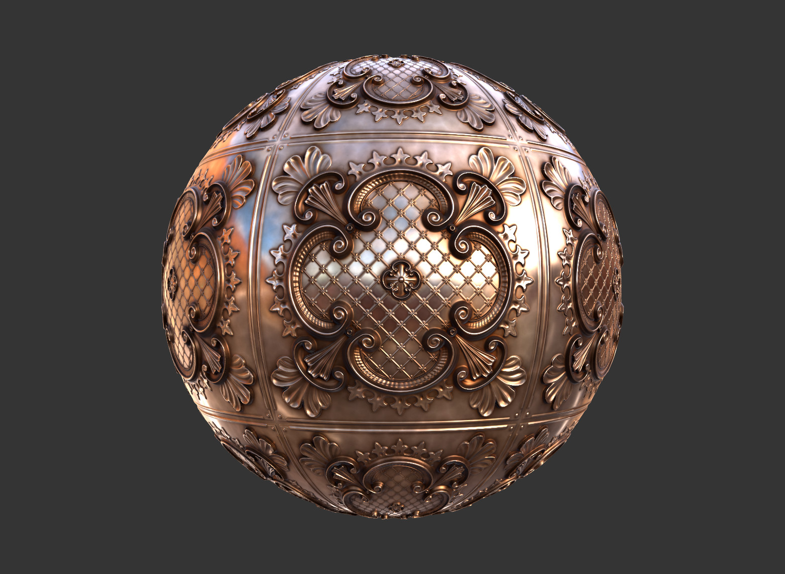 ArtStation - Tin Ceiling Tile