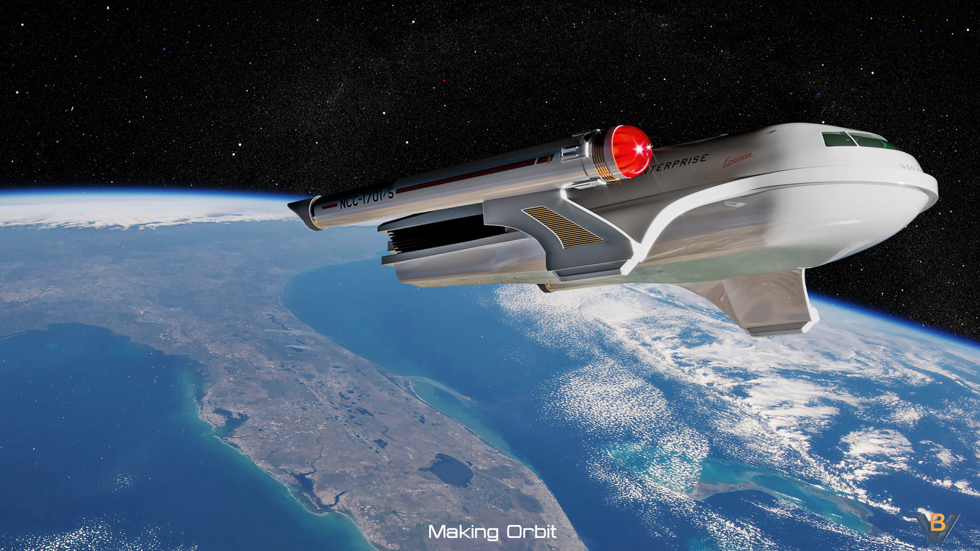 Vance Bergstrom - Matt Jefferies Star Trek TOS Shuttle