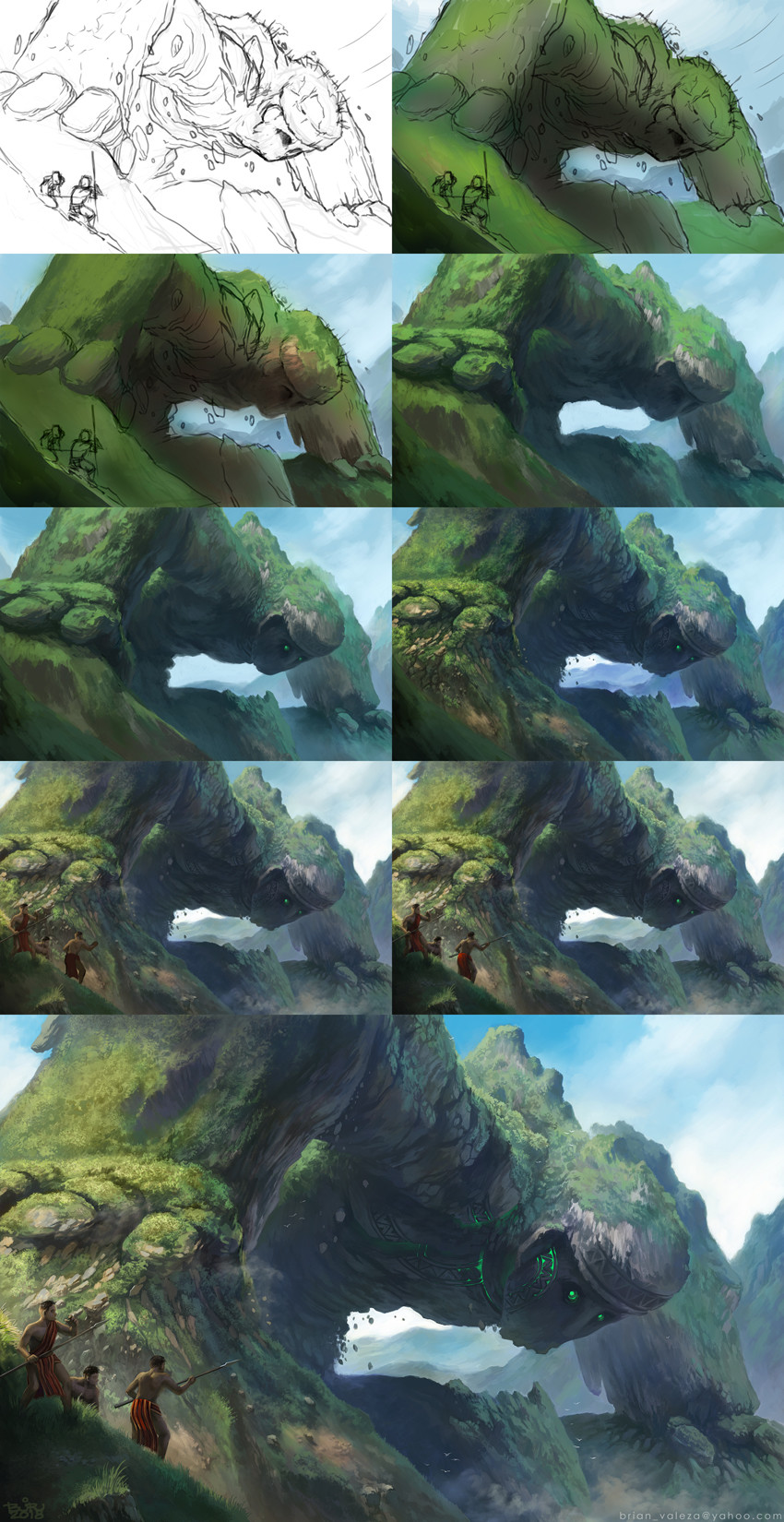 Art of Brian Valeza - Guardian of the Northern Mountains