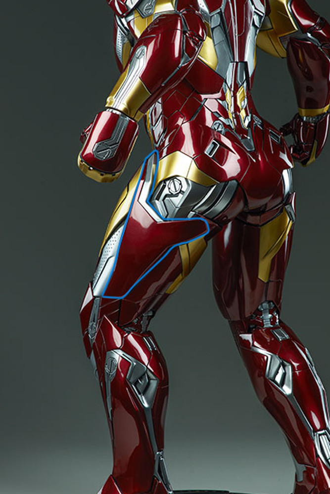 how to draw iron man mark 46