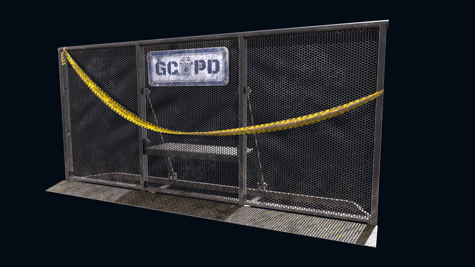 ArtStation - Crowd control Barrier
